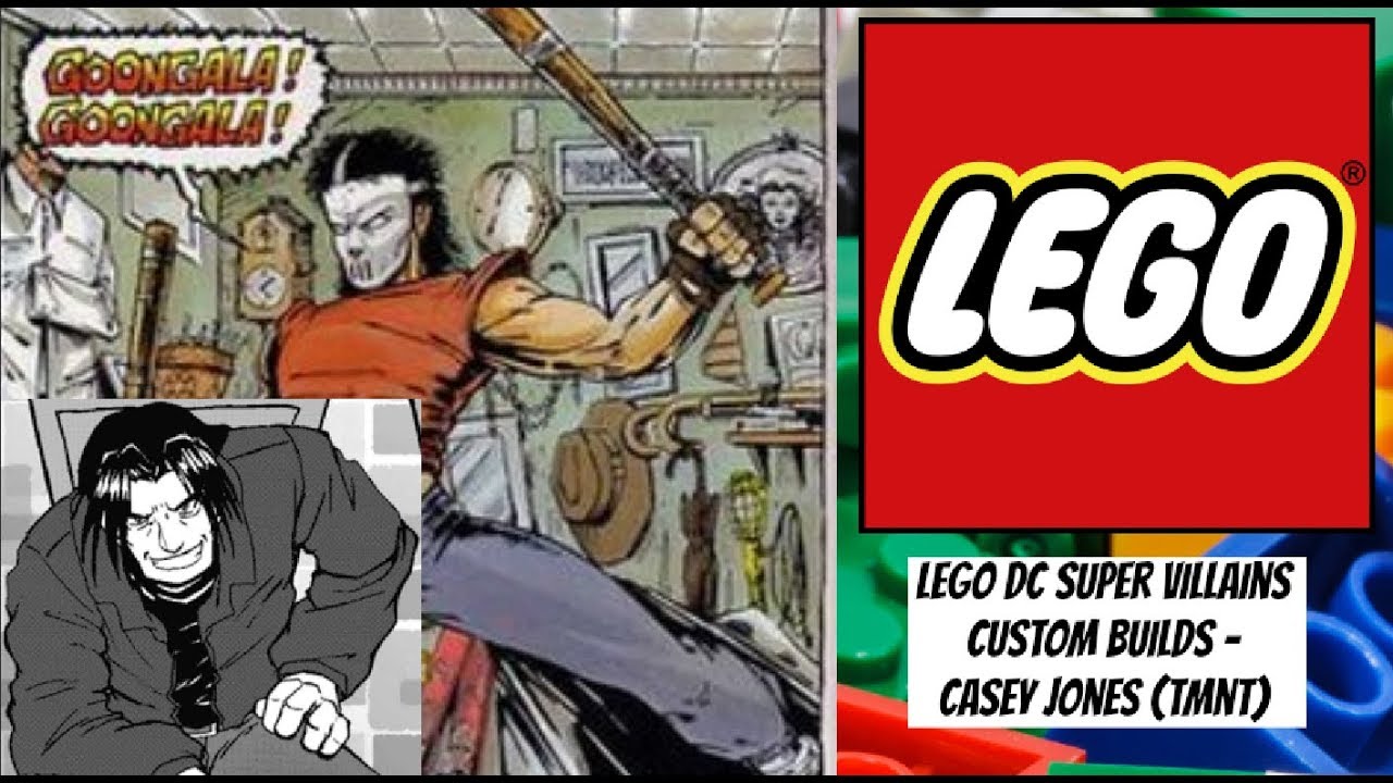 LEGO DC Super Villains Custom Builds - Casey Jones (TMNT) - YouTube