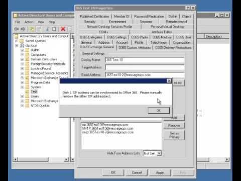 Modify Email Addresses with the 365 Command Active Directory Extensions ...