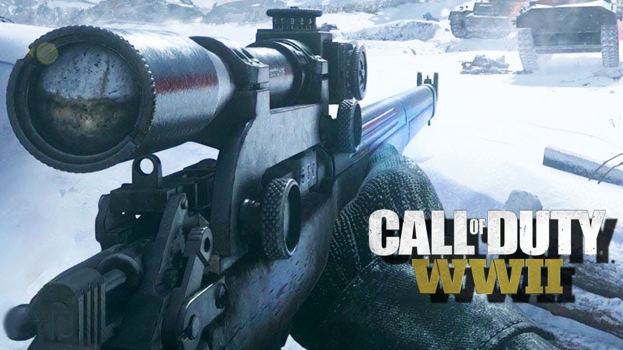 COD ww2 sniper 1v1 - YouTube