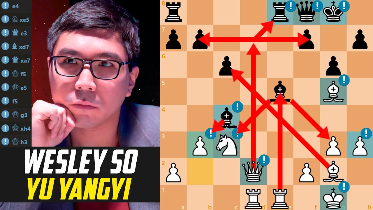 Great Game: Wesley So *DOMINATES* FIDE's #23 Yu Yangyi with 7 Great ...