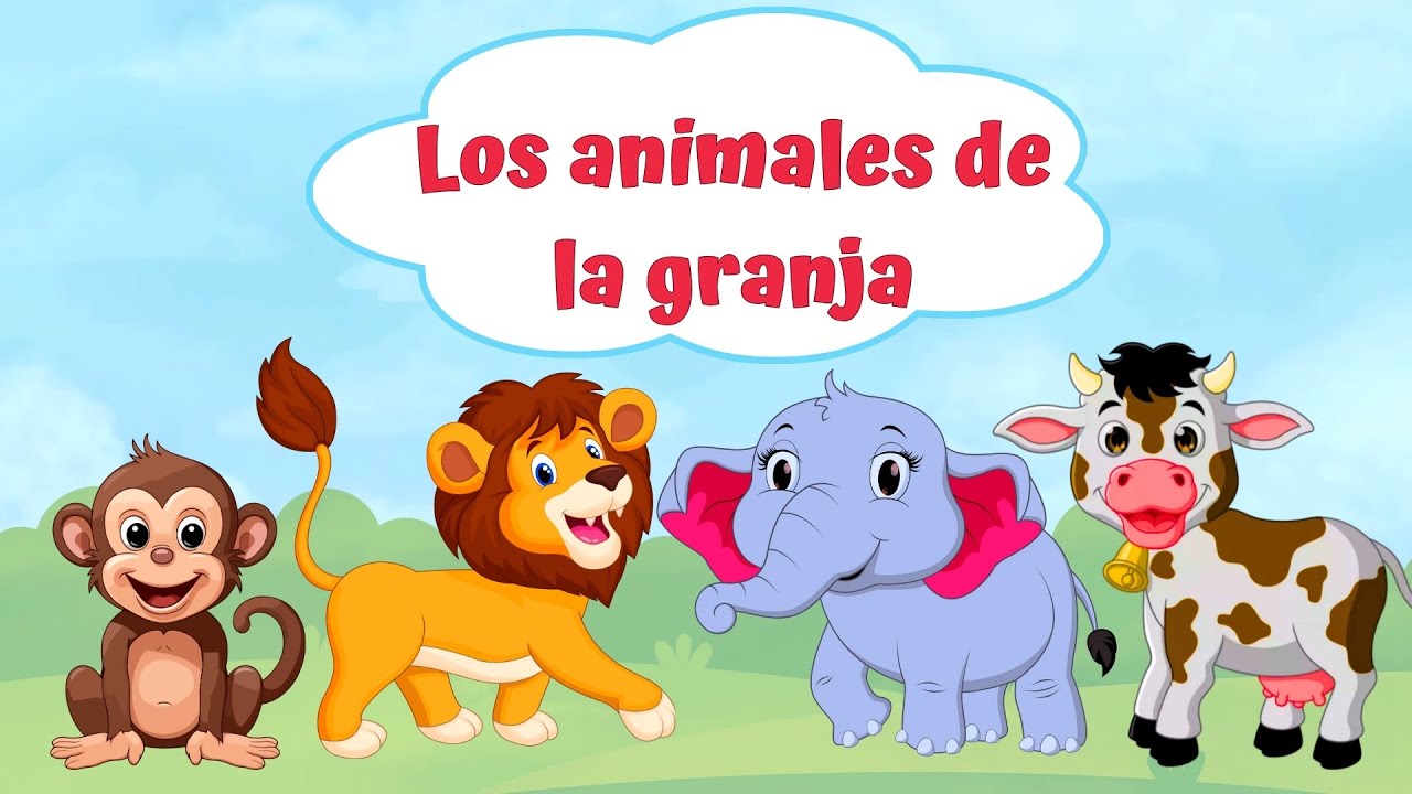 Nombres de animales en español para niños |Aprende el nombre de ...