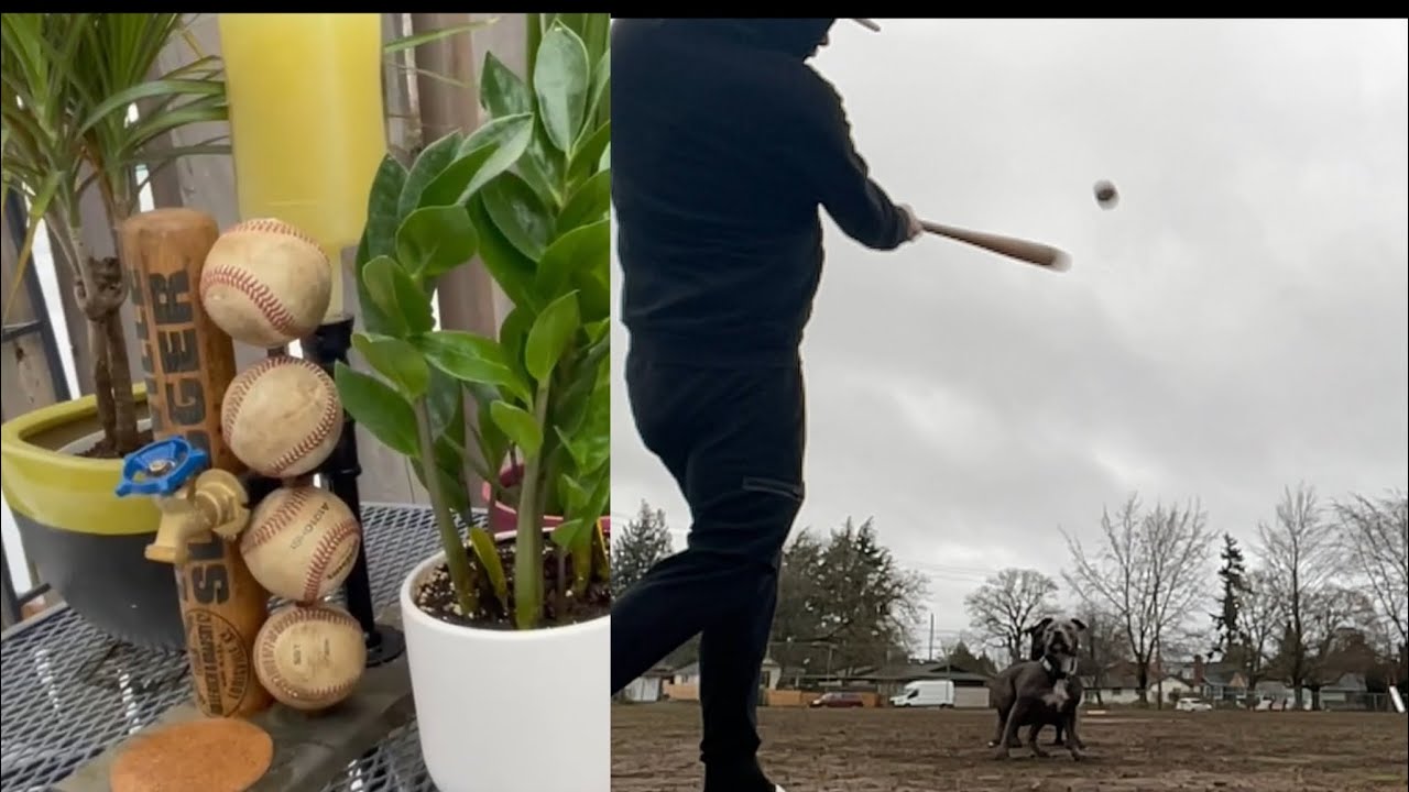 Making a Baseball/Bat Alcohol Dispenser. DRINK RECIPE: El Hombre Roto ...