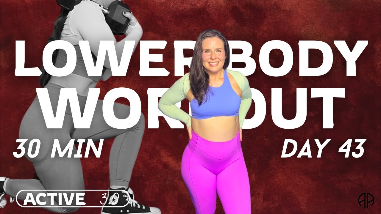 30 Min Lower Body Workout at Home | Quads & Calves | Post Exhaust ...