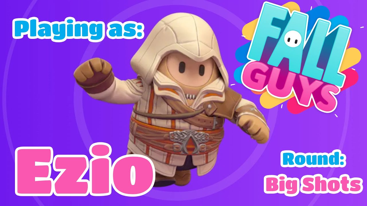 Fall Guys - Big Shots round - Getting eliminated as Ezio - PS5 Gameplay ...