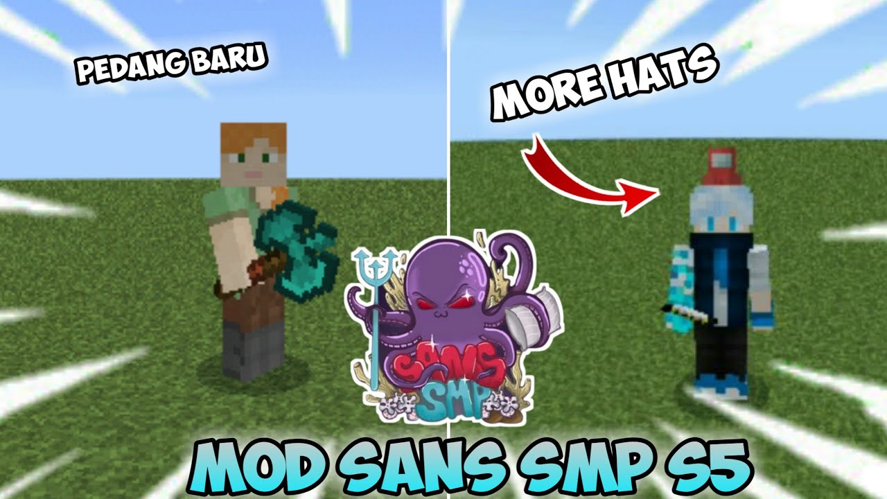 Mod/Addons Sans Smp S5 MCPE More Hats,Spartan Sword dowload Free - YouTube