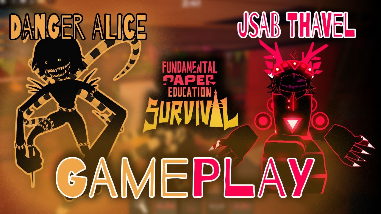 Danger Alice vs JSAB Thavel! ⚠️👁️ | FPE:S Remastered Gameplay #fpes ...
