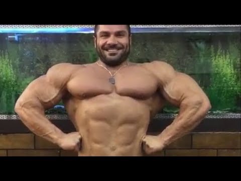 Iranian bodybuilder Saeed Moammer - Muscle checking - YouTube