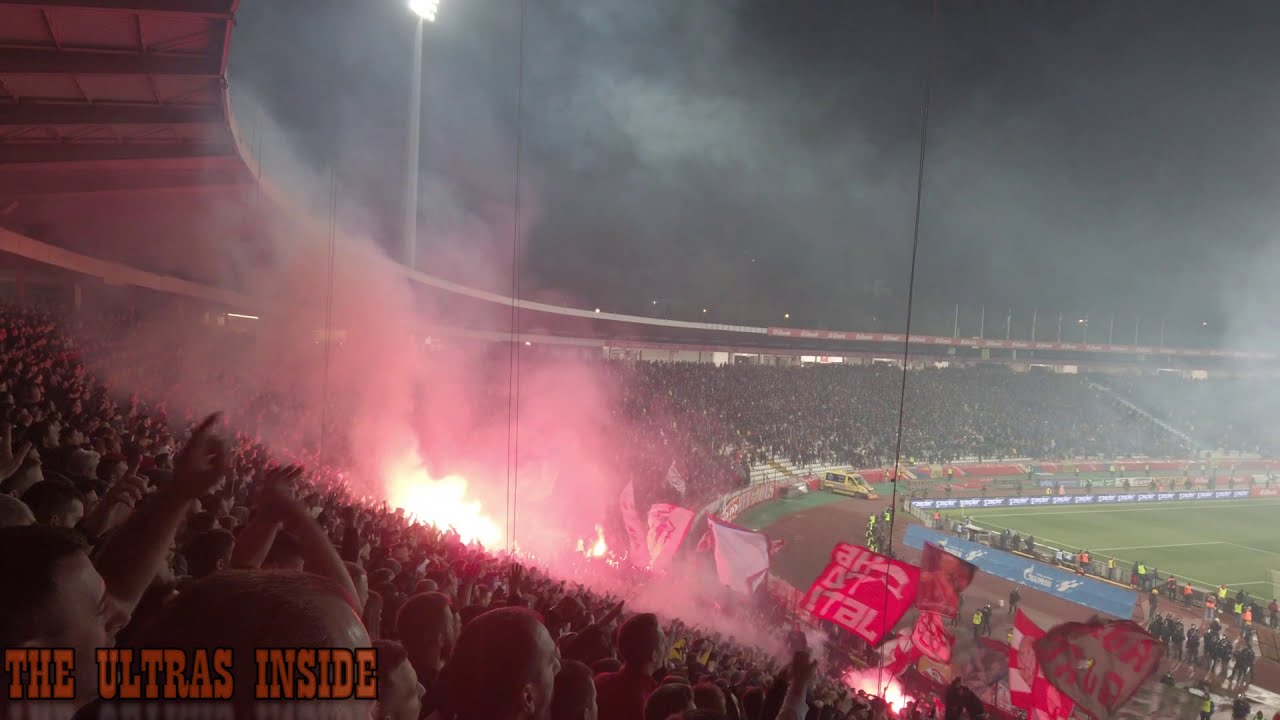 Red Star Belgrade Delije Ultras #CrvenaZvezda vs #Partizan 2020 - YouTube