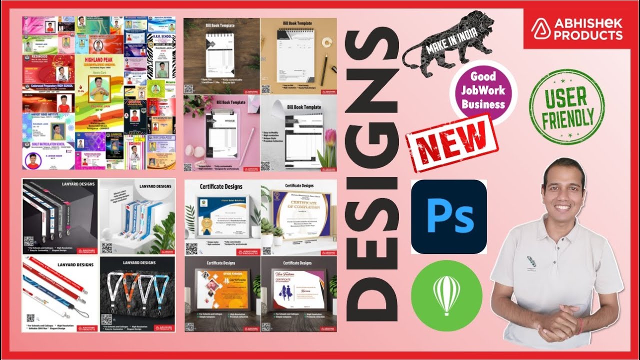 📦 Best Digital Design Bundles for Designers – ID Cards, Lanyards & More ...