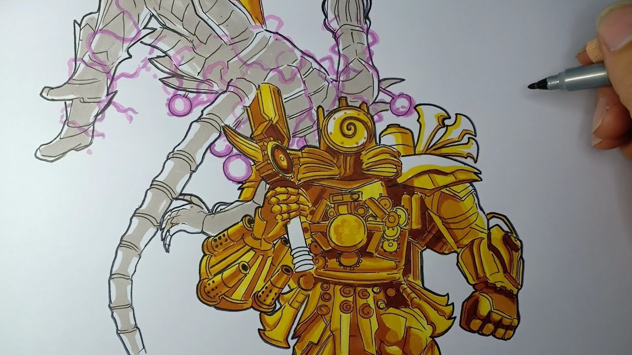 Drawing Titan Clockman V2 Vs Counter Titan in Skibidi Multiverse 30 ...