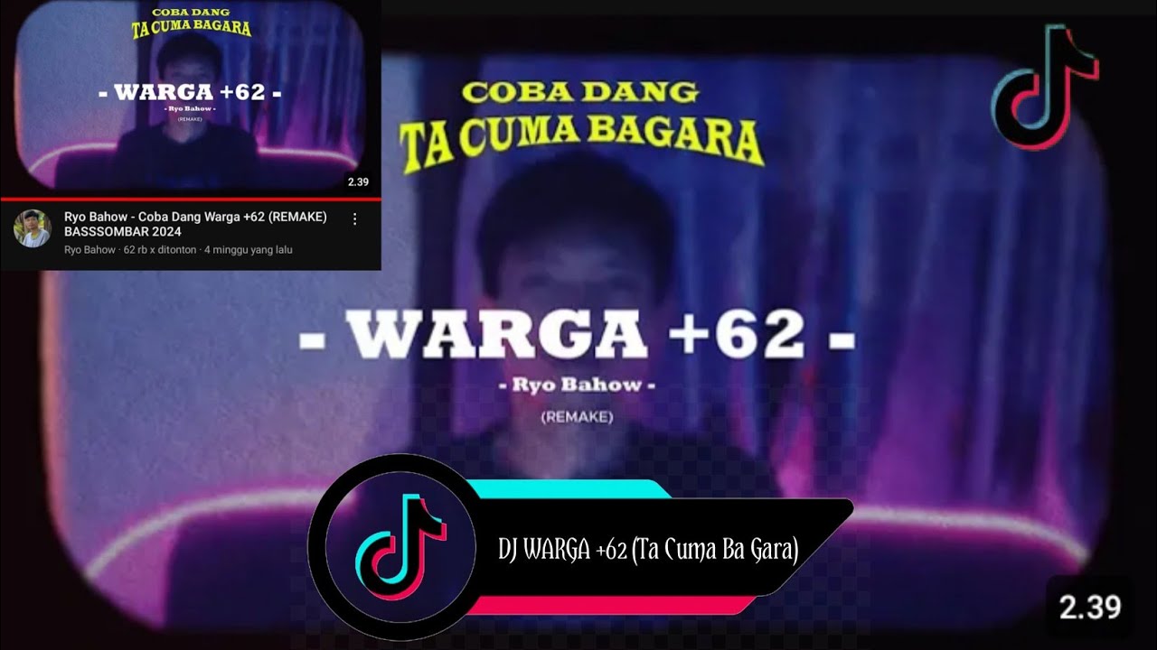 DJ WARGA +62 REMAKE (DISKO TANAH X MASHUP) DICKY ABDULLAH - YouTube