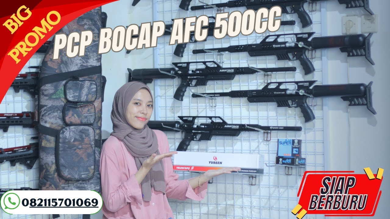 Promo Senapan Angin PCP Bocap AFC 500cc 4 Jutaan - YouTube