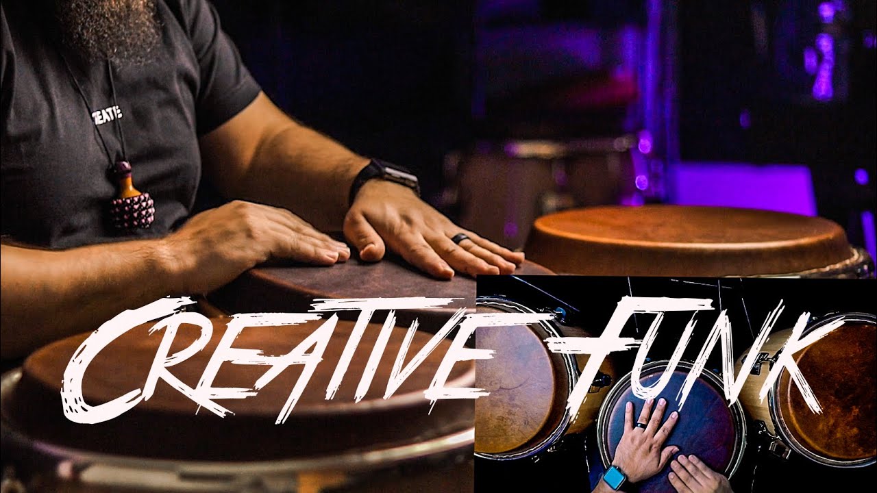 How To Do A Creative Funk Pattern on Congas - YouTube