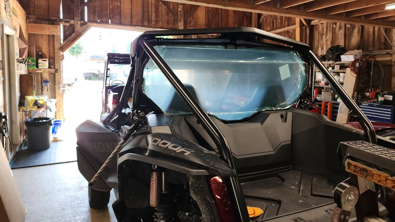 HONDA TALON SUPERATV REAR WINDOW INSTALL - YouTube