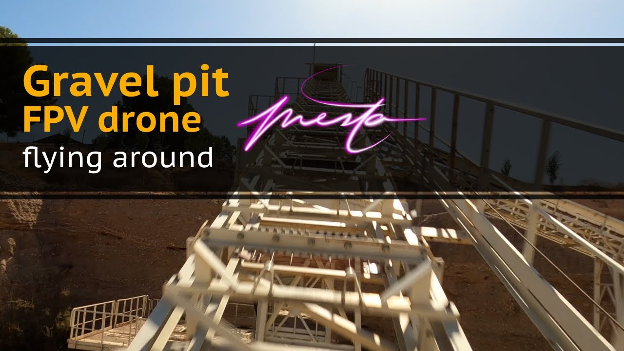 Gravel pit / FPV Drone -flying around- - YouTube