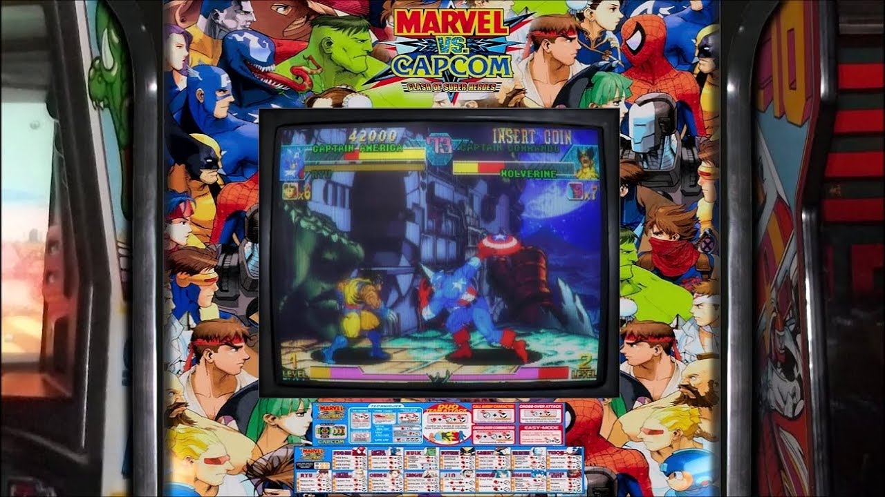 Marvel vs. Capcom: Clash of Super Heroes - Realistic Arcade Bezels for ...