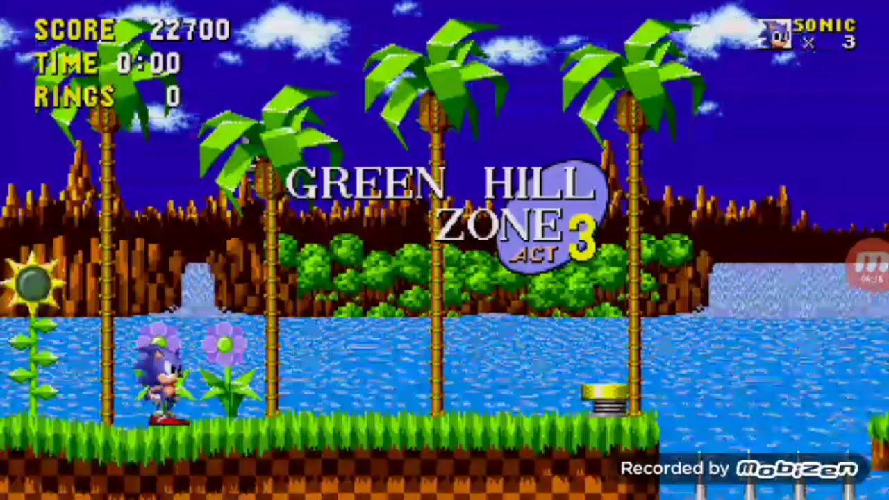 Sonic the Hedgehog:primeira Gameplay - YouTube