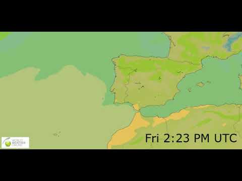 Spain Surface Temperature Weather Forecast HD: 01 Jan 2020 [Updated at ...