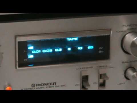 PIONEER Vintage Blue Line Stereo Audio Equipment Demonstation! - YouTube