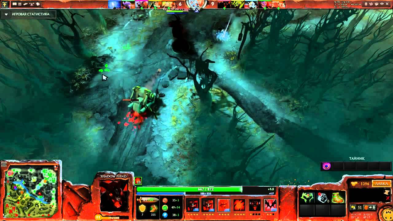 Shadow Fiend counter gank! - YouTube