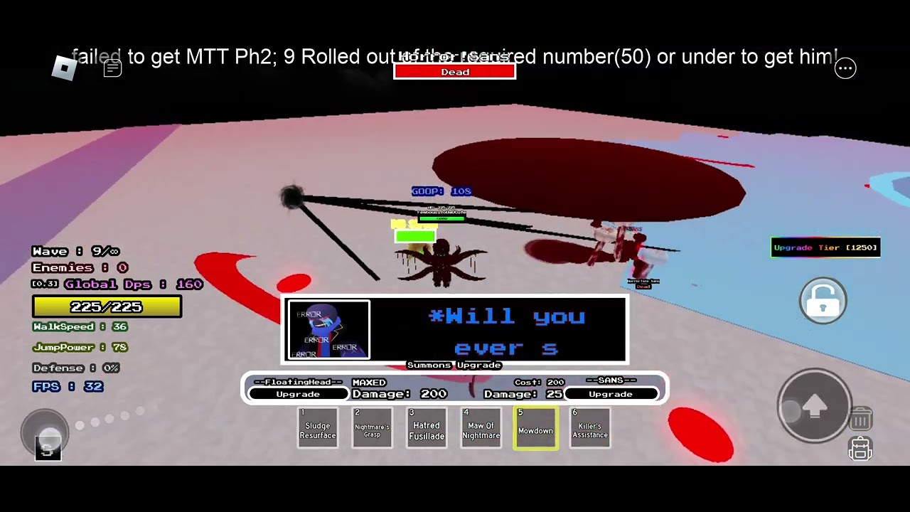 Almost maxed Nightmare experience [Undertale Boss Rush Soul OPs ...