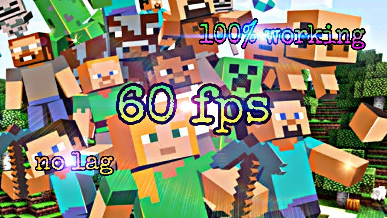Minecraft pe 60 fps no lag problem solved || Nitric Gamer - YouTube