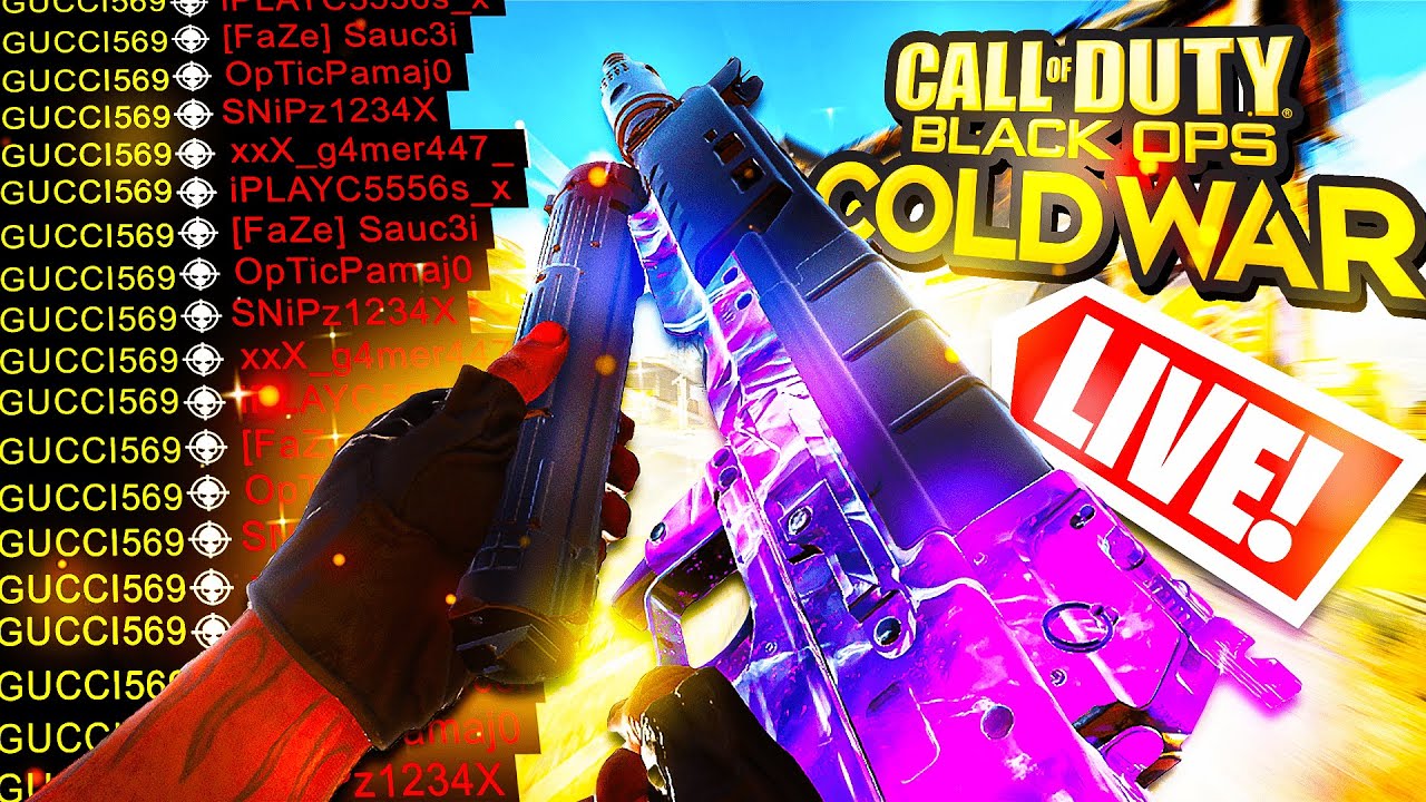 *LIVE* TOP RANKED BLACK OPS COLD WAR PLAYER - PS5 - YouTube