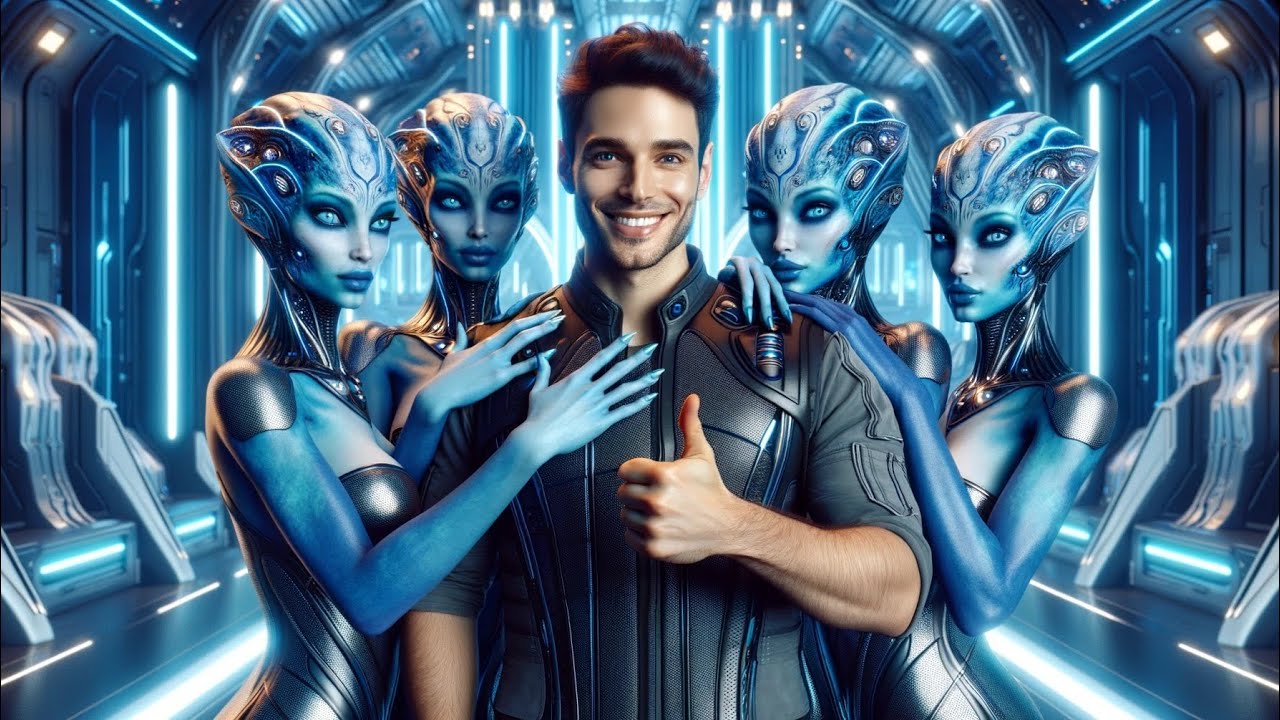 Alien Girls Fight For Possesion Of This Human Like Females In Heat ...