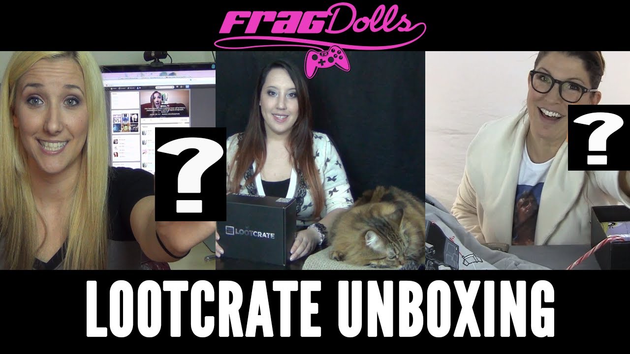 LootCrate - Dec 2013 [Frag Dolls Unboxing!] - YouTube
