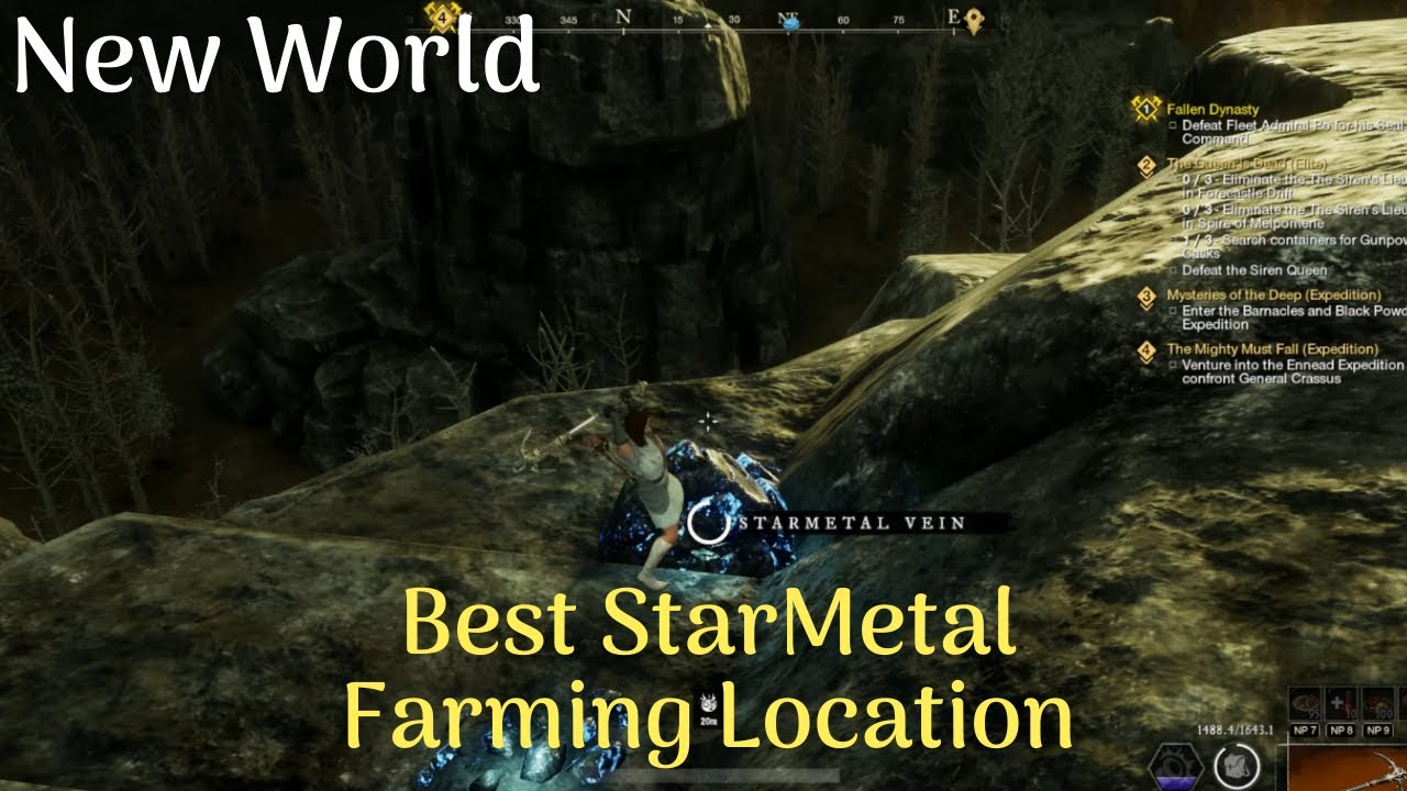 New World - Best Starmetal Farming Location 2024 - YouTube