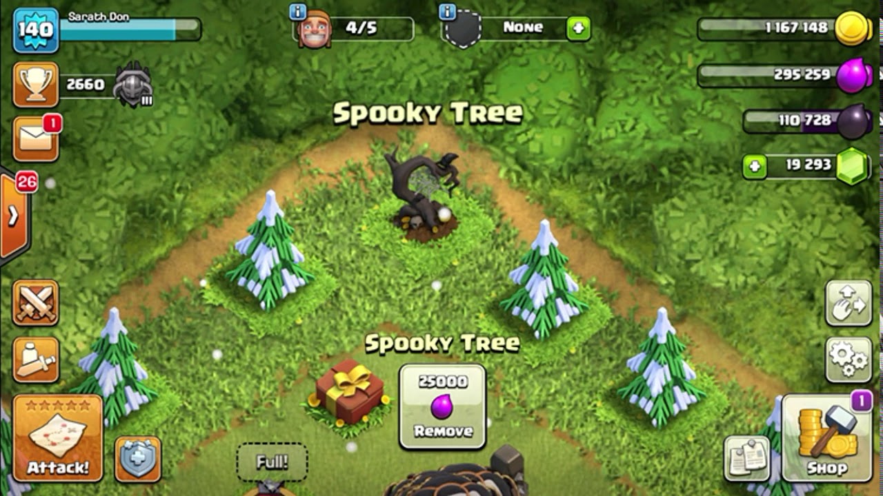 (COC)spooky tree sound - YouTube