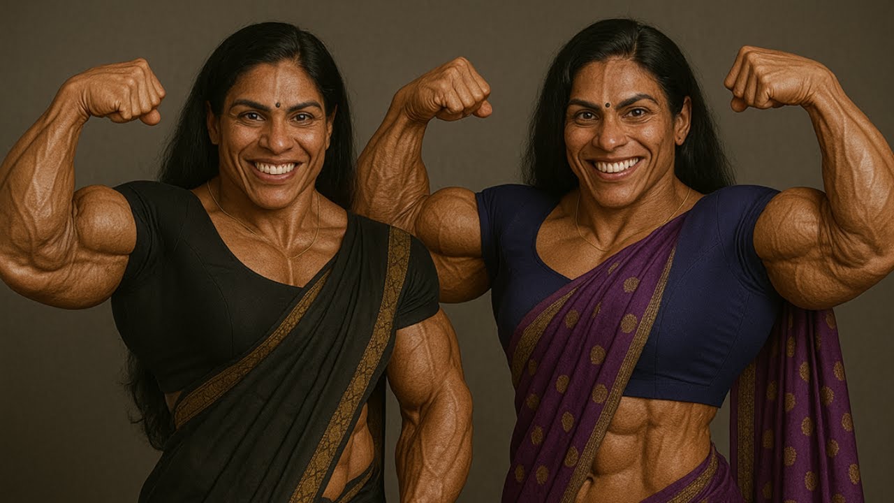TWO MASSIVE INDIAN FEMALE BODYBUILDER HAVING SOLID BICEPS - YouTube