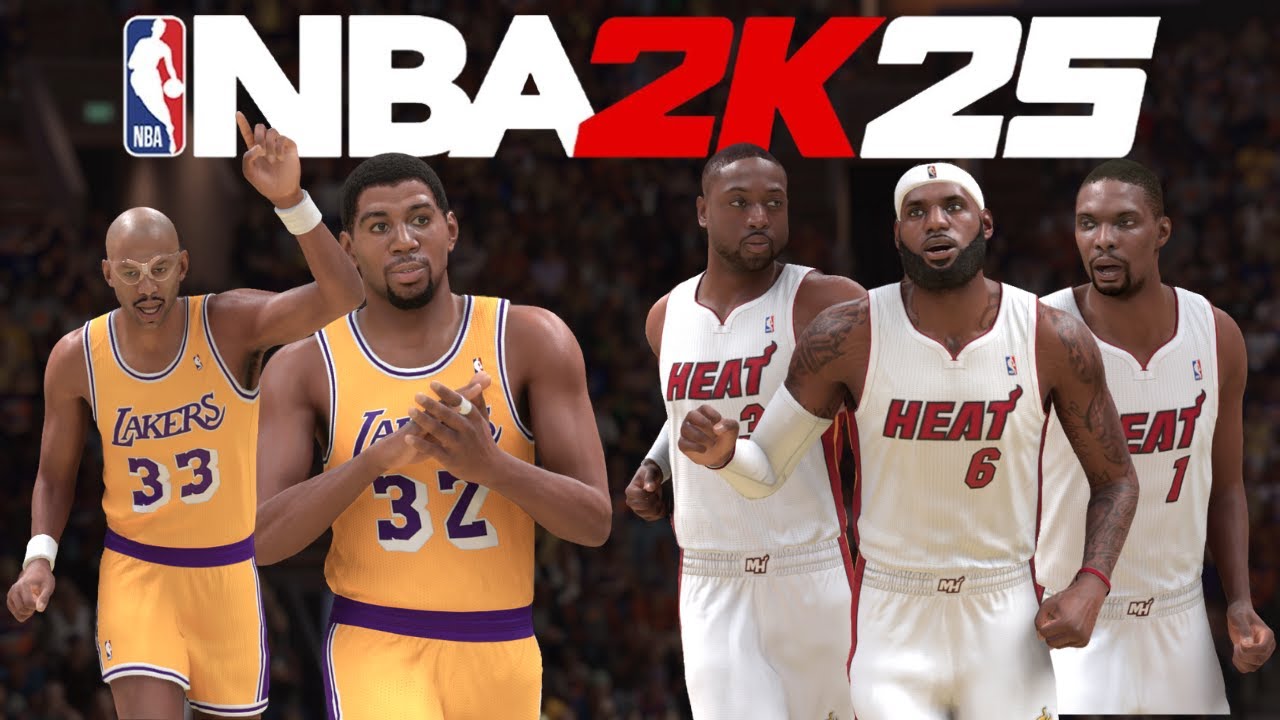 NBA 2K25 | 86 Lakers vs 11 Heat | Retro Playoffs Game Season 1 - YouTube