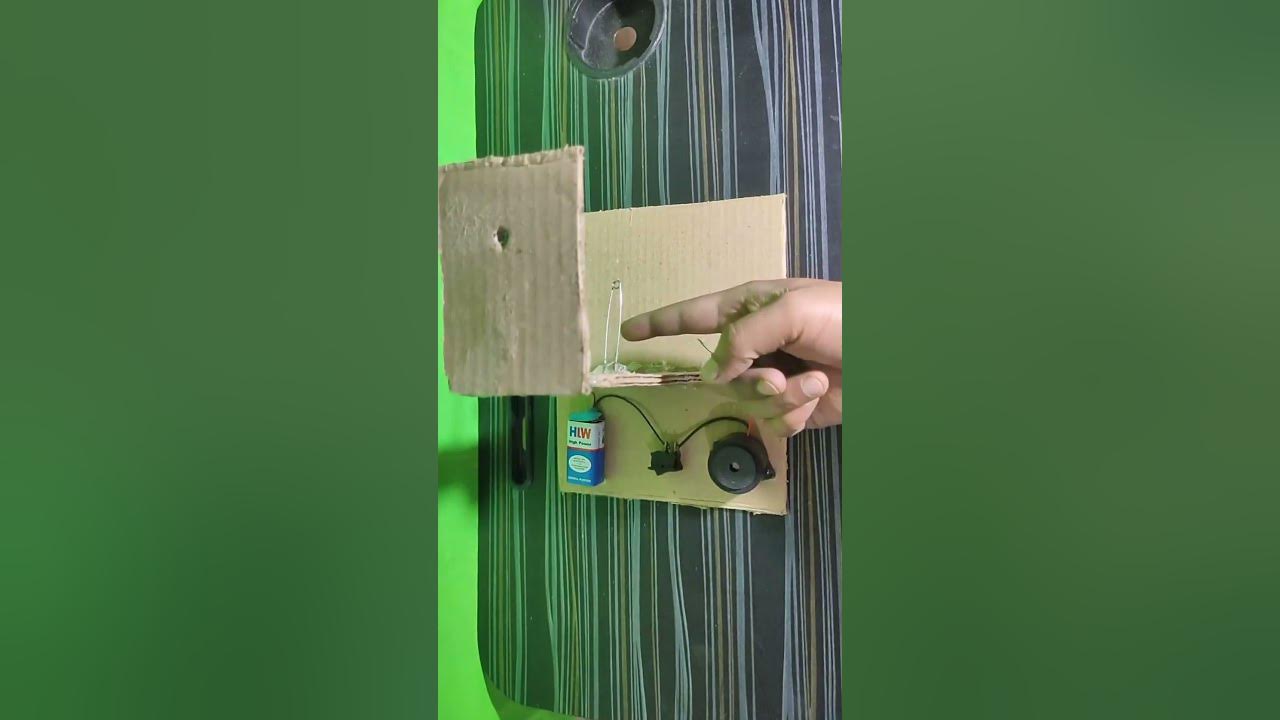 earthquake alarm working model ll usefull for science exhibition - YouTube