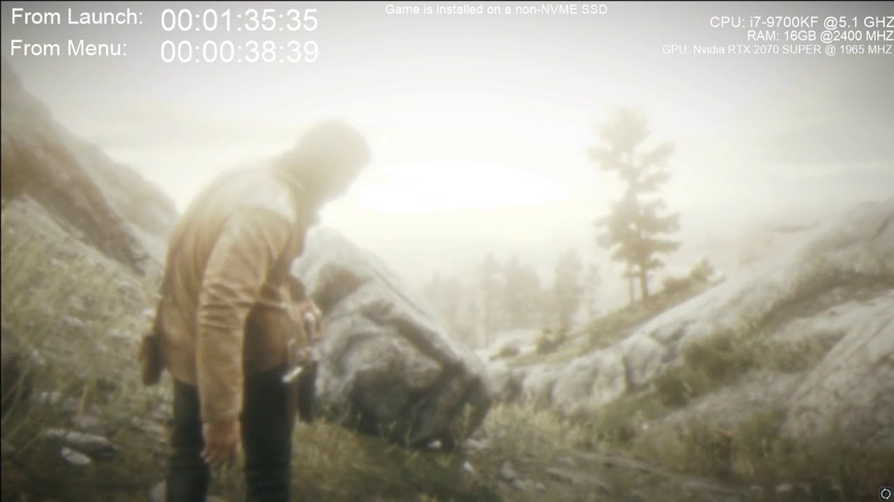 Red Dead Redemption 2 PC Load Time - YouTube