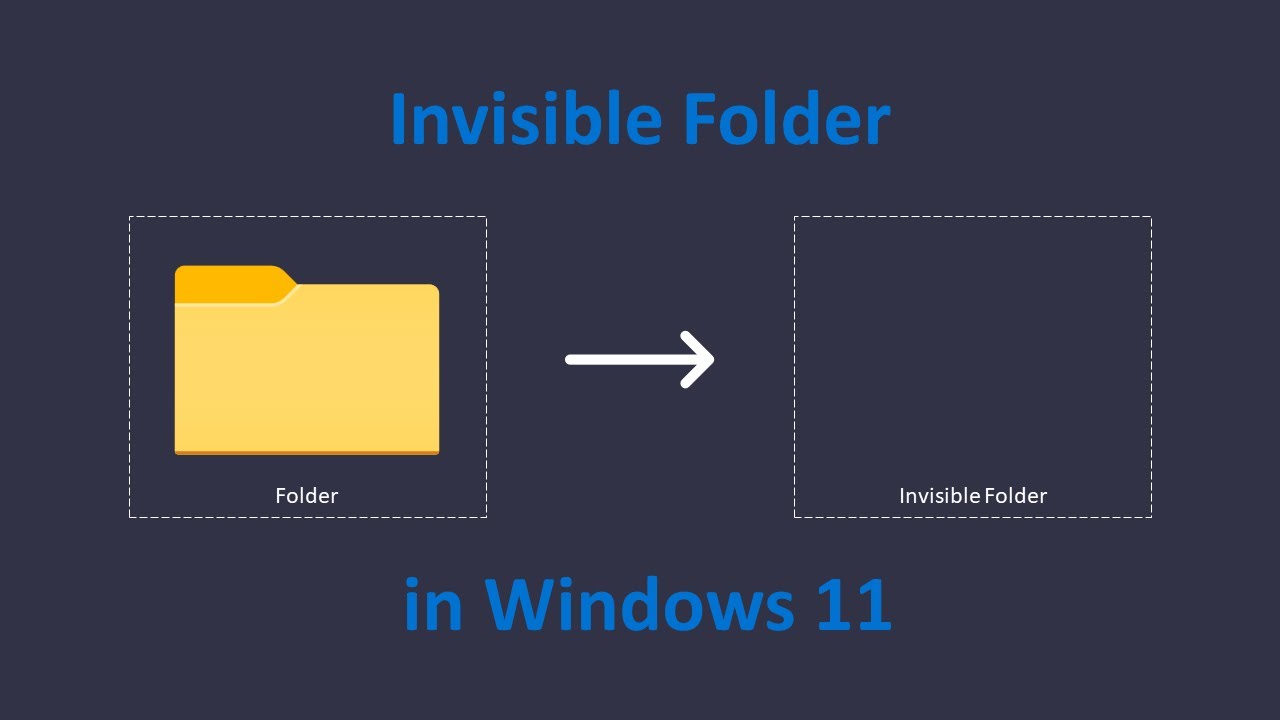Invisible Folder in Windows 11 - YouTube