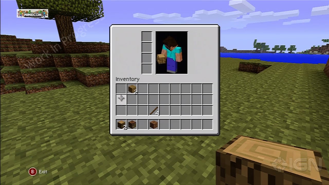 Minecon 2011 - Early Minecraft Xbox 360 Overview - YouTube