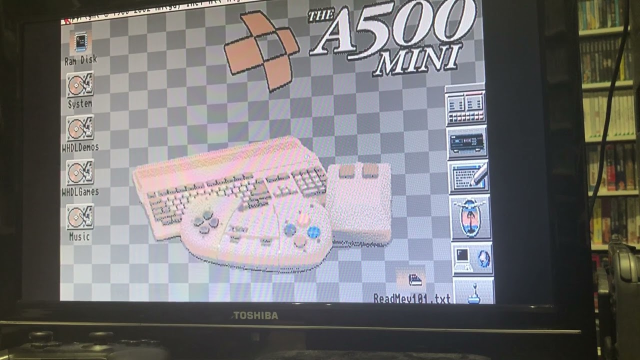 Amiga A500 Mini - Boot Straight to Workbench + More - PCUAAE - YouTube
