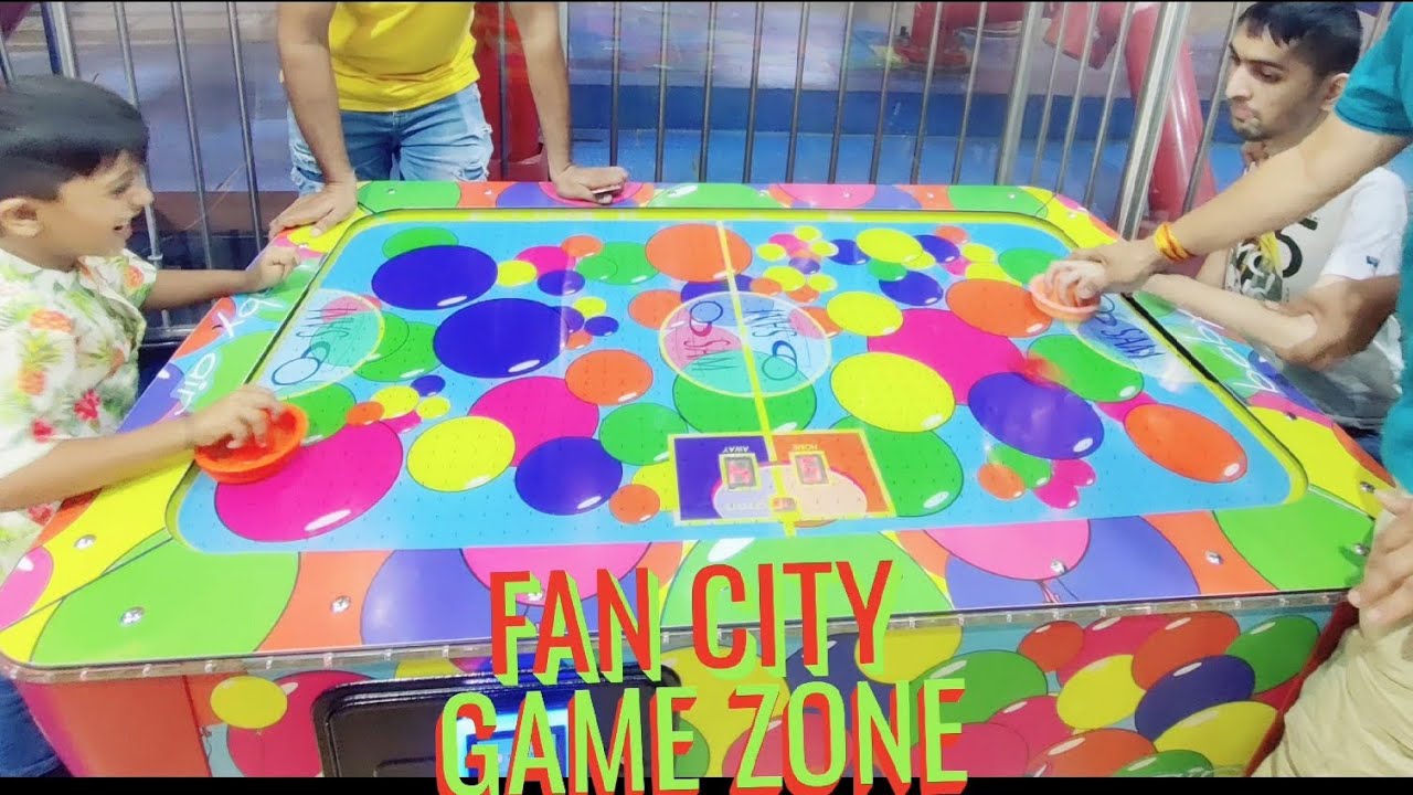 Gaming Zone #Fun #City Air Hockey Play Game infinity Mall Fun Part 2 ...
