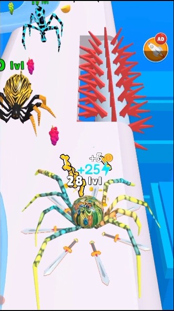 Spider Evolution: Runner Game level 18 game play lll #gaming # ...