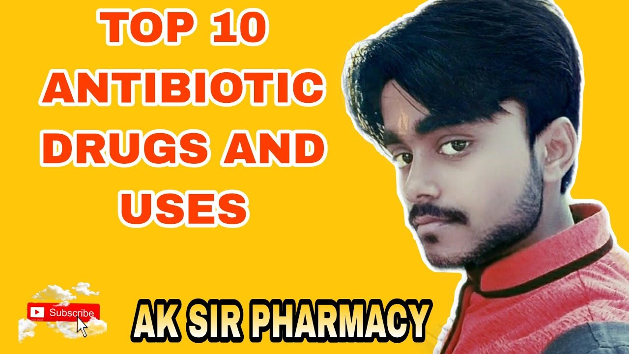 TOP 10 ANTIBIOTIC DRUGS BY AK SIR PHARMACY - YouTube