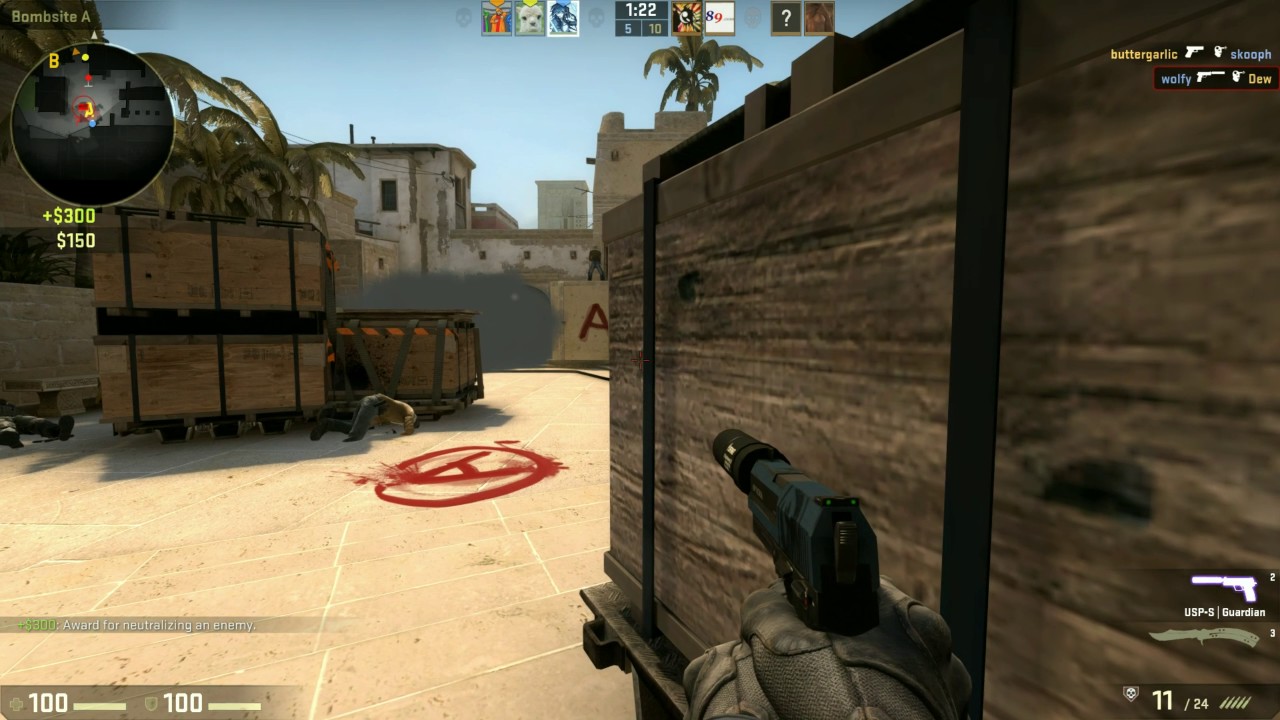 CSGO: Mirage Ninja Spot - YouTube