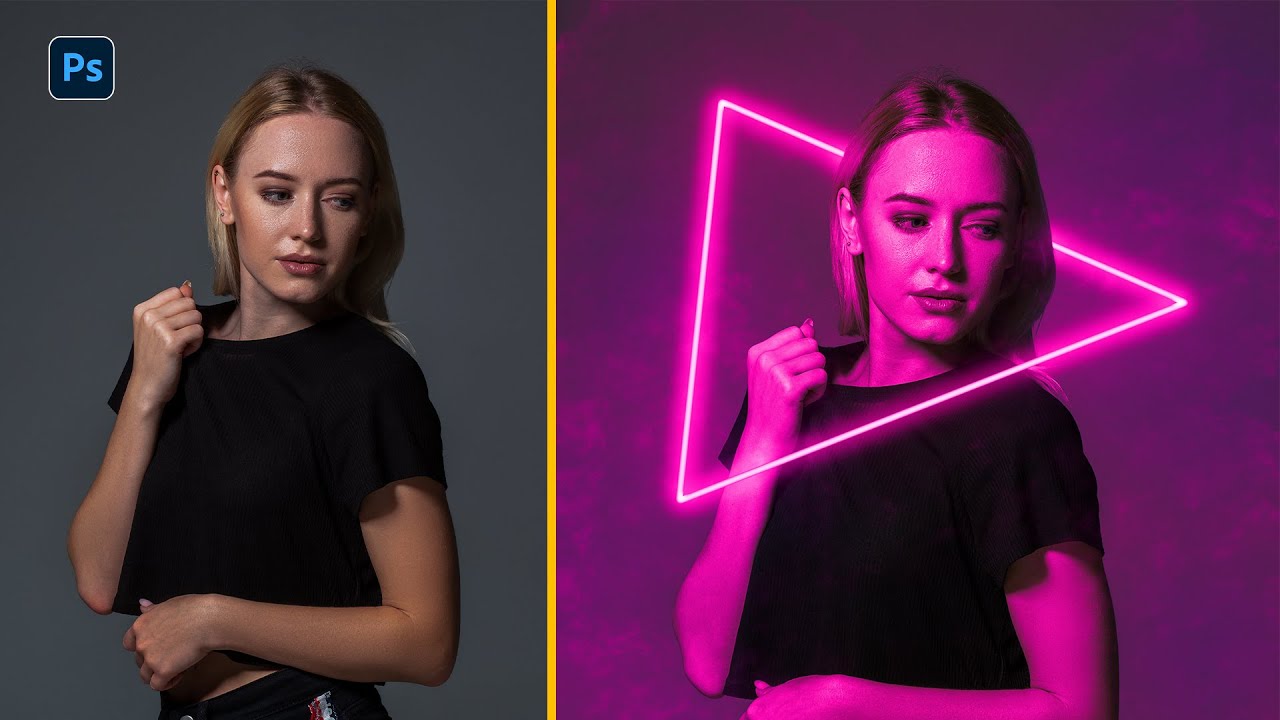 How to Create a Neon Light Effect in Photoshop | Step-by-Step Tutorial ...