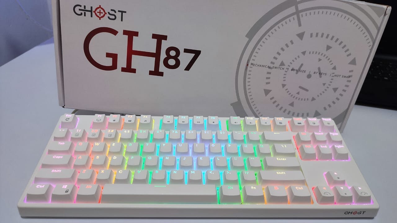 Unboxing Paradox Gaming Keyboard GHOST GH87 V2 - YouTube