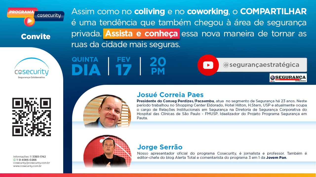 COSECURITY CONSEG 01 - SEGURANÇA COLABORATIVA NA PRÁTICA - YouTube