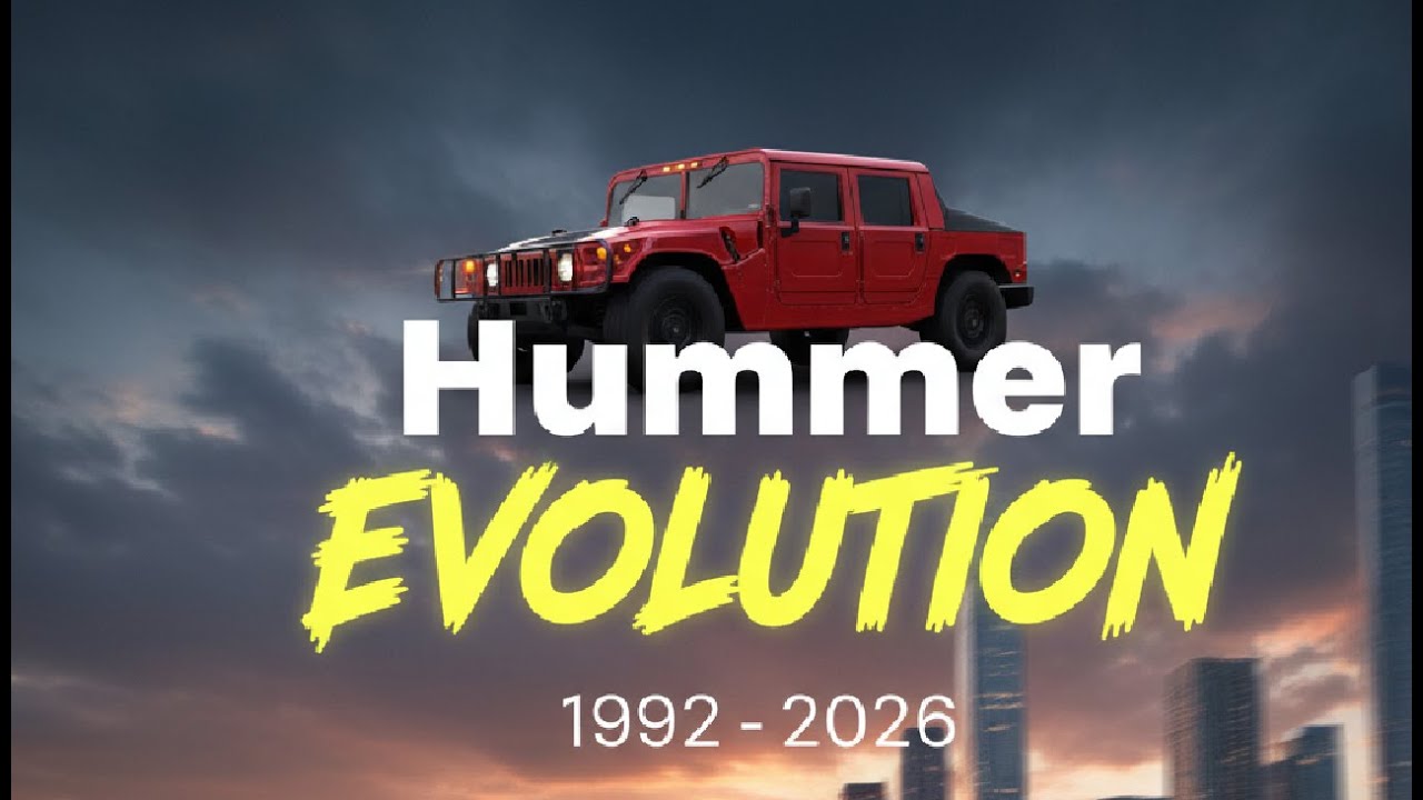 The evolution of Hummer from the first H1 to the electric Hummer EV ...