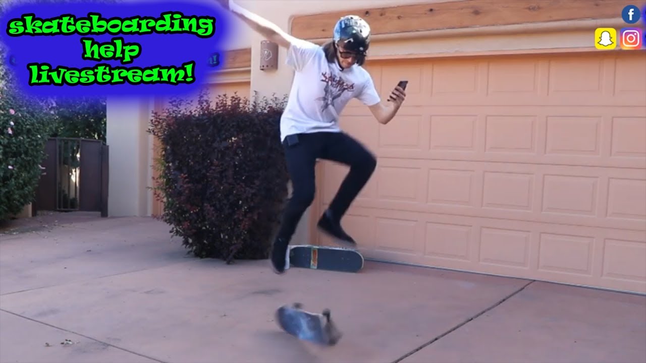 RANDOM UPDATES AND SKATING Melvin the Nerd livestream skateboarding ...