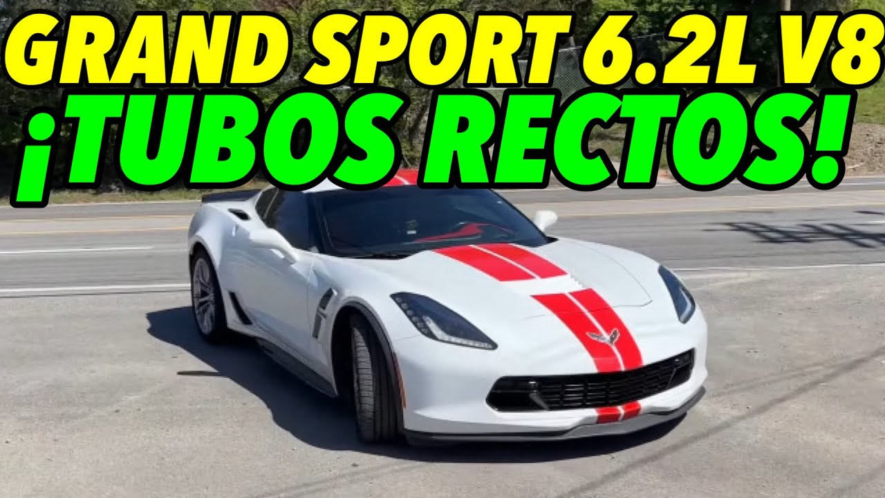 2019 Chevy Corvette Grand Sport 6.2L V8 w/ STRAIGHT PIPES! - YouTube