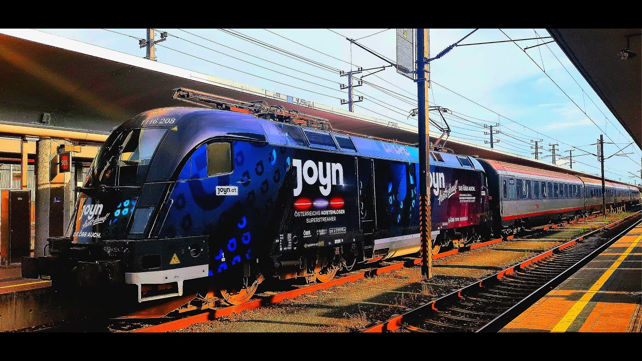 Die Neue ÖBB JOYN Webelok 1116 208-0 am D1123 in Linz Hbf am 27.6.2024 ...