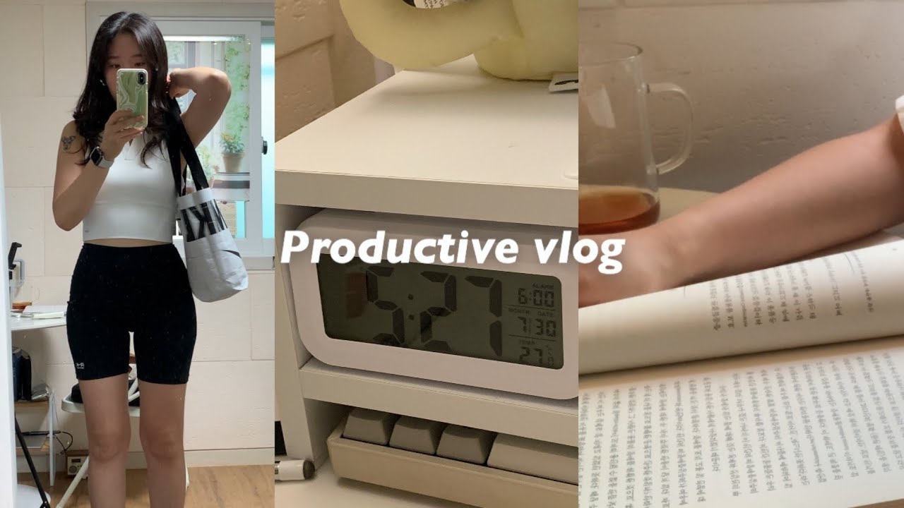 5:30am기상 직장인 브이로그 | 14km뛴 한 주 | 생리할 땐 운동 어떻게 하나요? | 회사 스트레스는 폭식을 부른다 ...